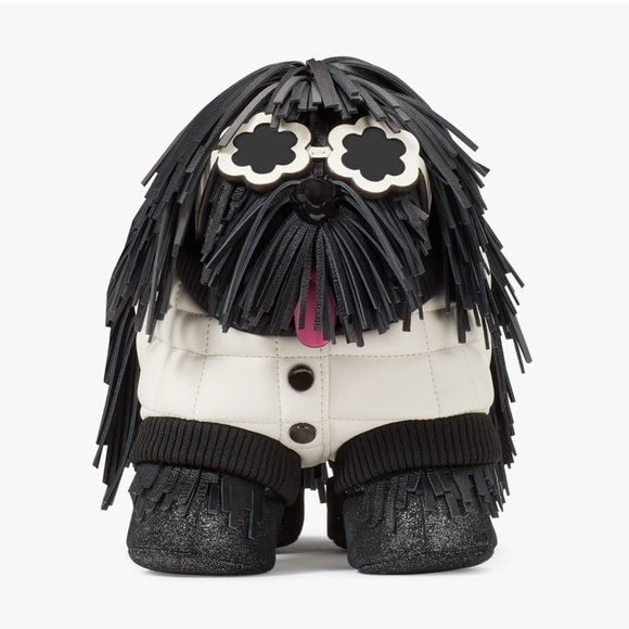kate spade | Bags | Kate Spade Shaggy Fringe 3d Dog Crossbody Star ...